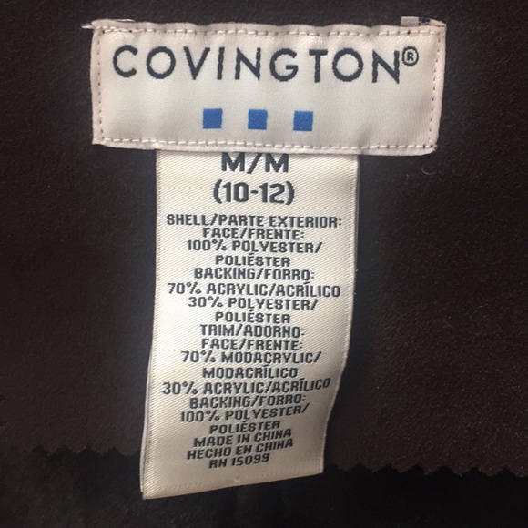 Covington | Jackets & Coats | Covington Chocolate Brown Super Cozy Zip ...